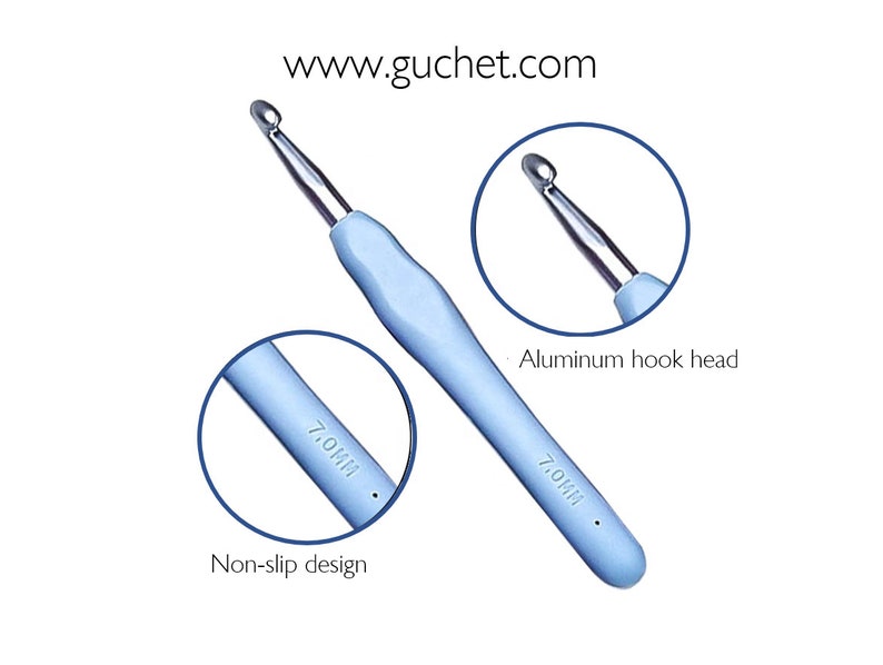 Best Seller Ergonomic Soft Grip Handle Crochet Hooks Set - Etsy