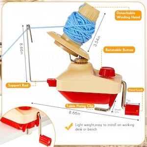 Yarn Winder - Plastic Tabletop Style Winder - Classic - Guchet Yarn ...