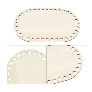 Wood Purse Bottom for Crochet - OVAL - Bag Bottom, Basket Bottom ...