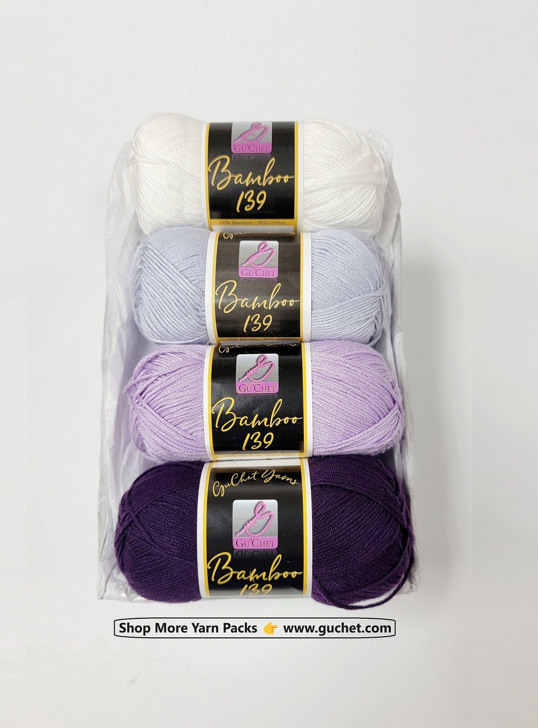 Yarn Gift Set - Bamboo/cotton Yarn "opulence" - Yarn Lover, Cotton Yarn ...