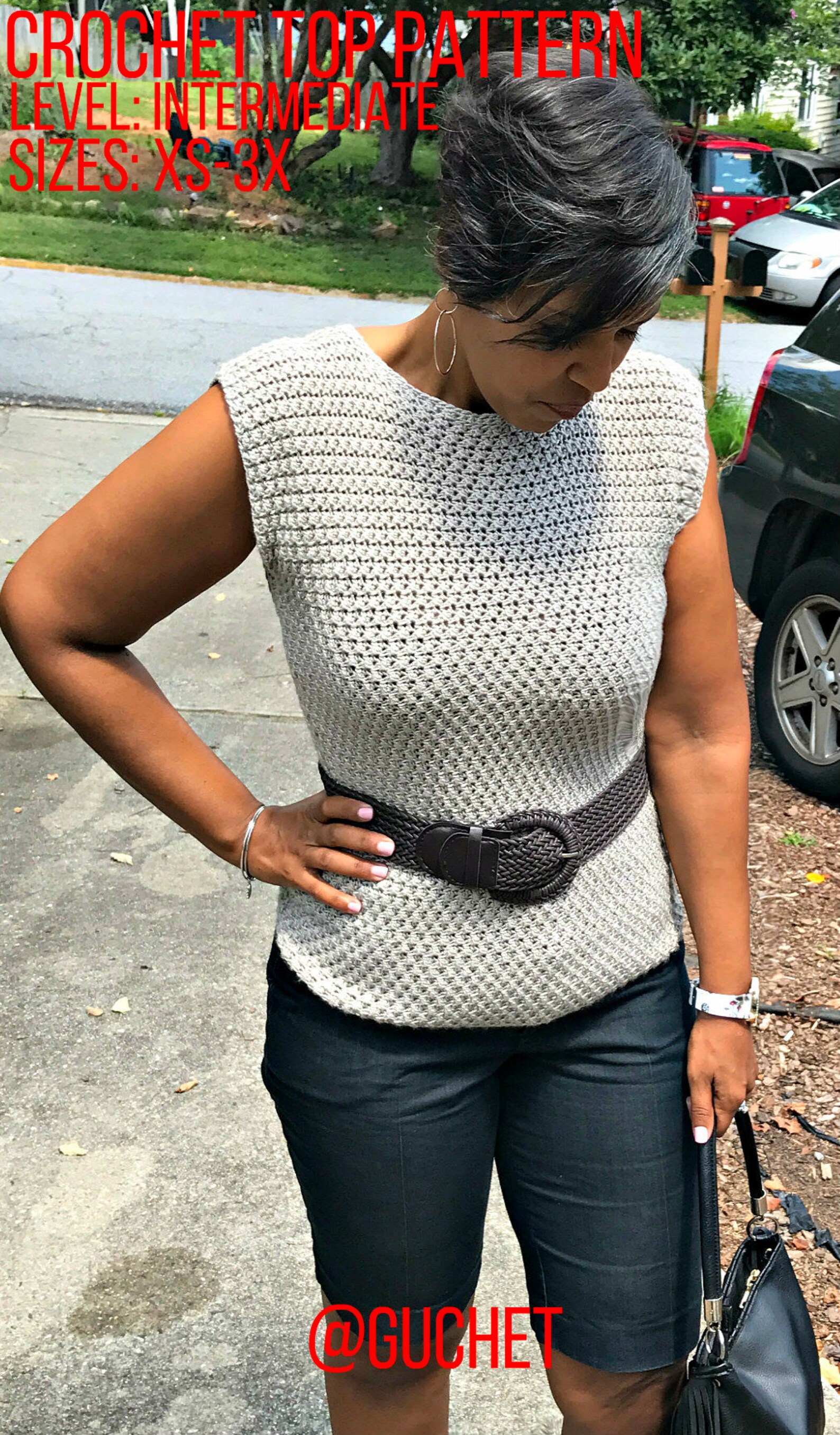 Crochet Top Pattern Includes Plus Sizes Asymmetrical Stitch | Etsy
