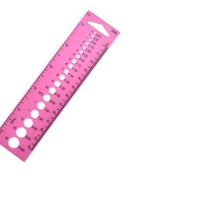 Knitting Needle Gauge Ruler - Needle Gauge Ruler, Knitting Ruler ...