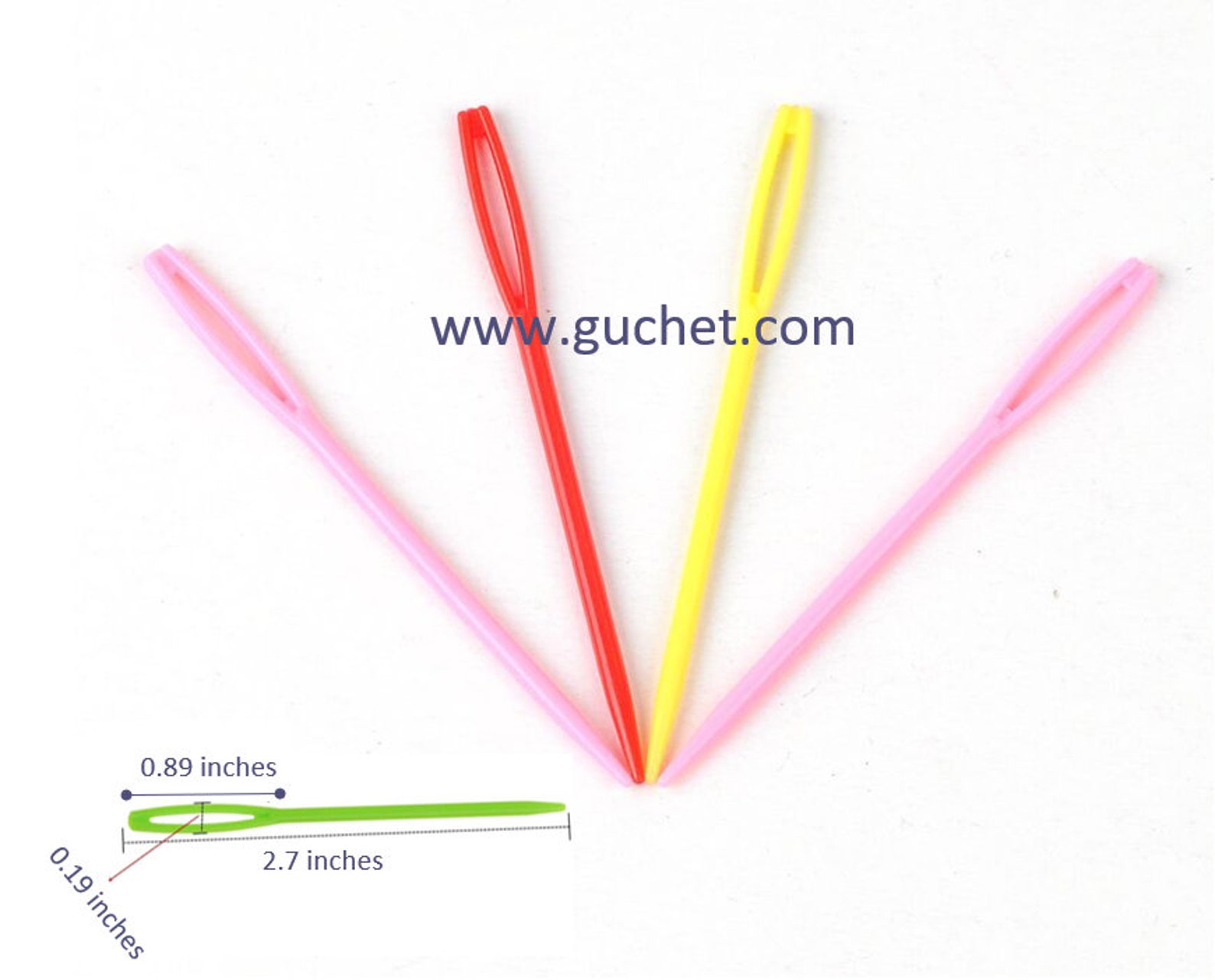 Yarn Needle, Large Eye Plastic Needle, Sewing Needle, Weaving Needle ...