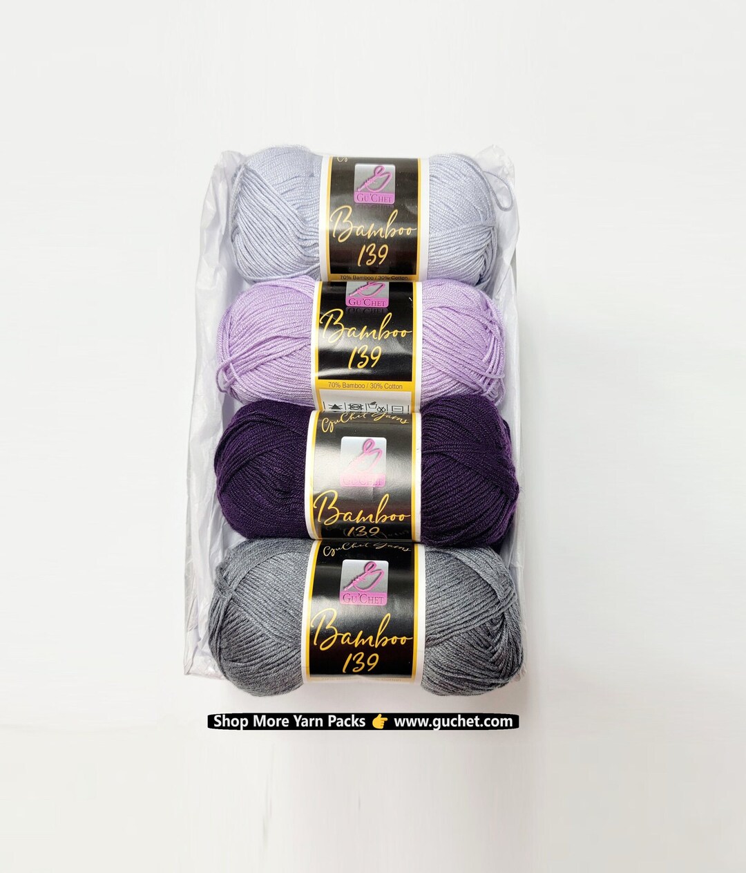 Yarn Gift Set - Bamboo/cotton Yarn "prodigo" - Yarn Lover, Cotton Yarn ...