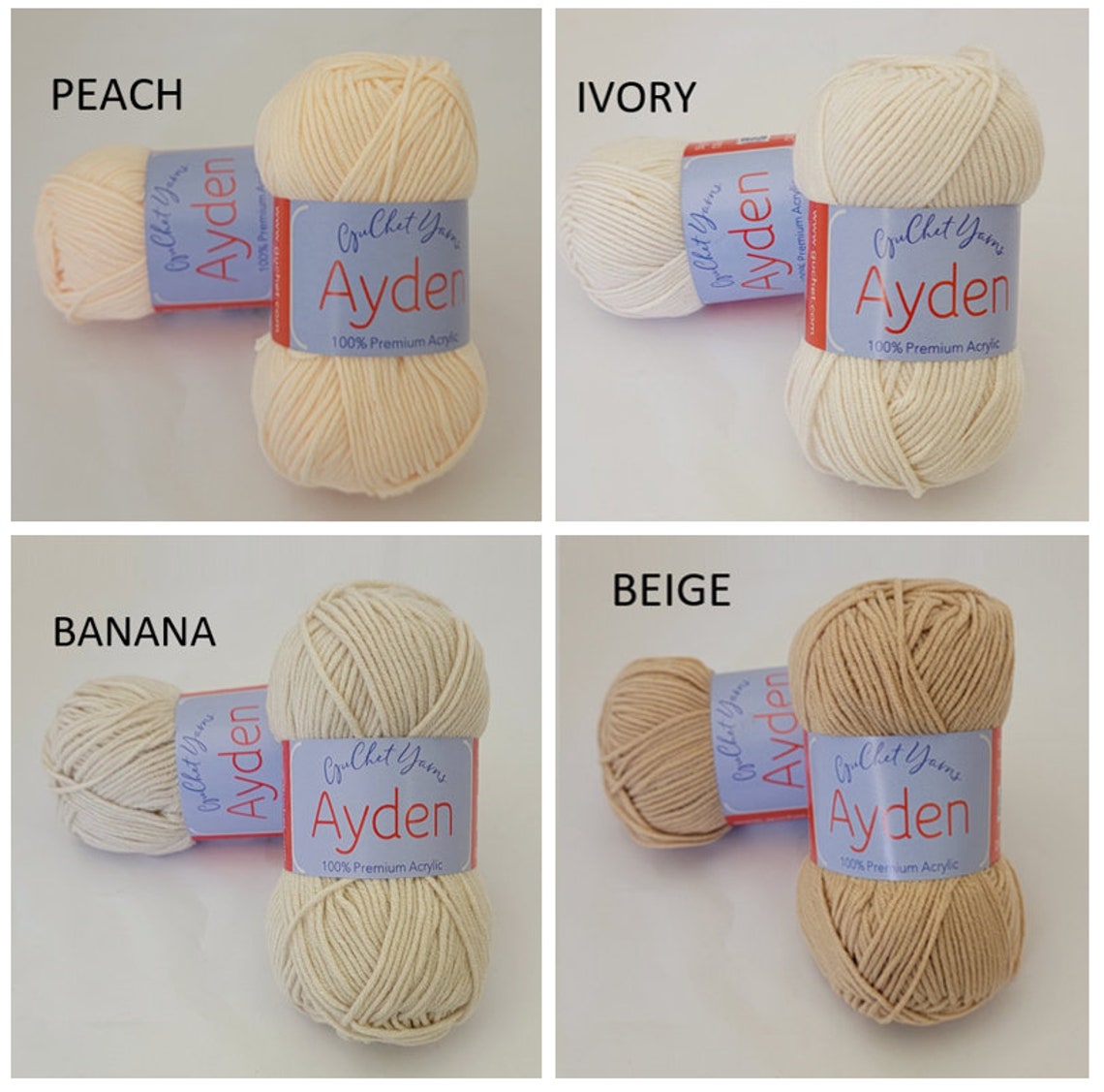 Yarn Pack - Skin Tone Palette - Baby Soft Yarn - Yarn Lover, Yarn for ...