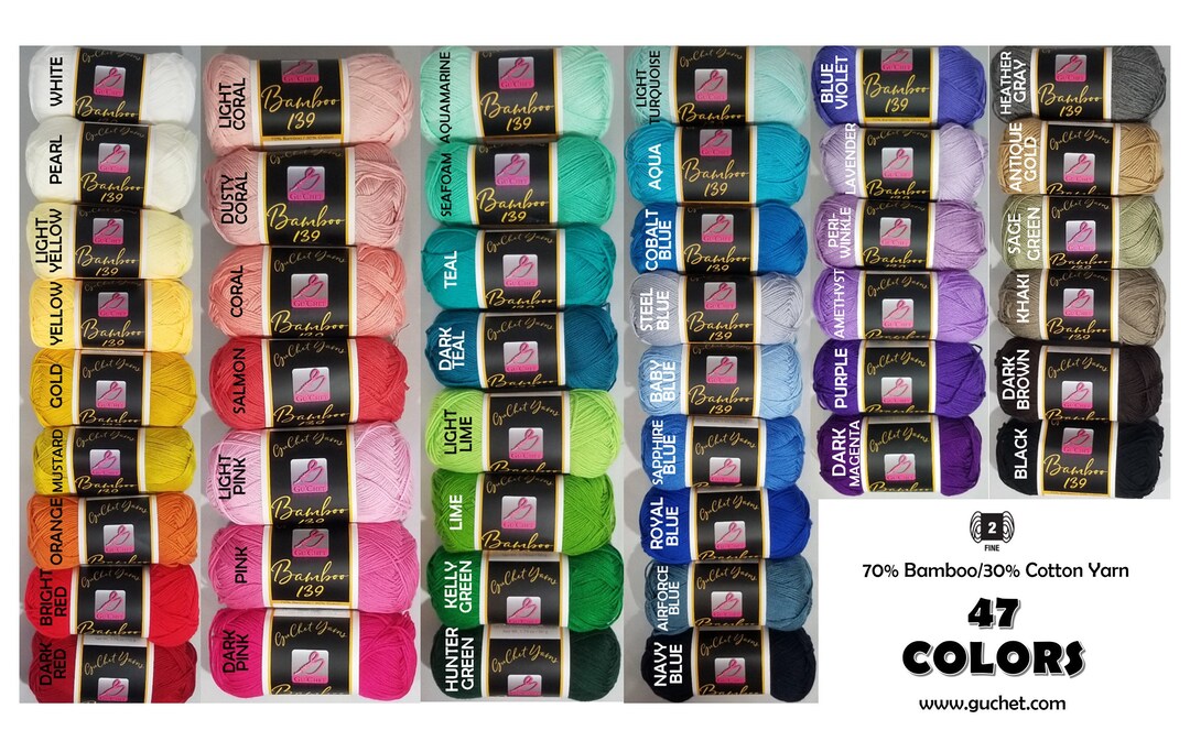 Fil de coton et bambou, Fil de soie, Fil à tricoter, Fil de coton, Fil ...