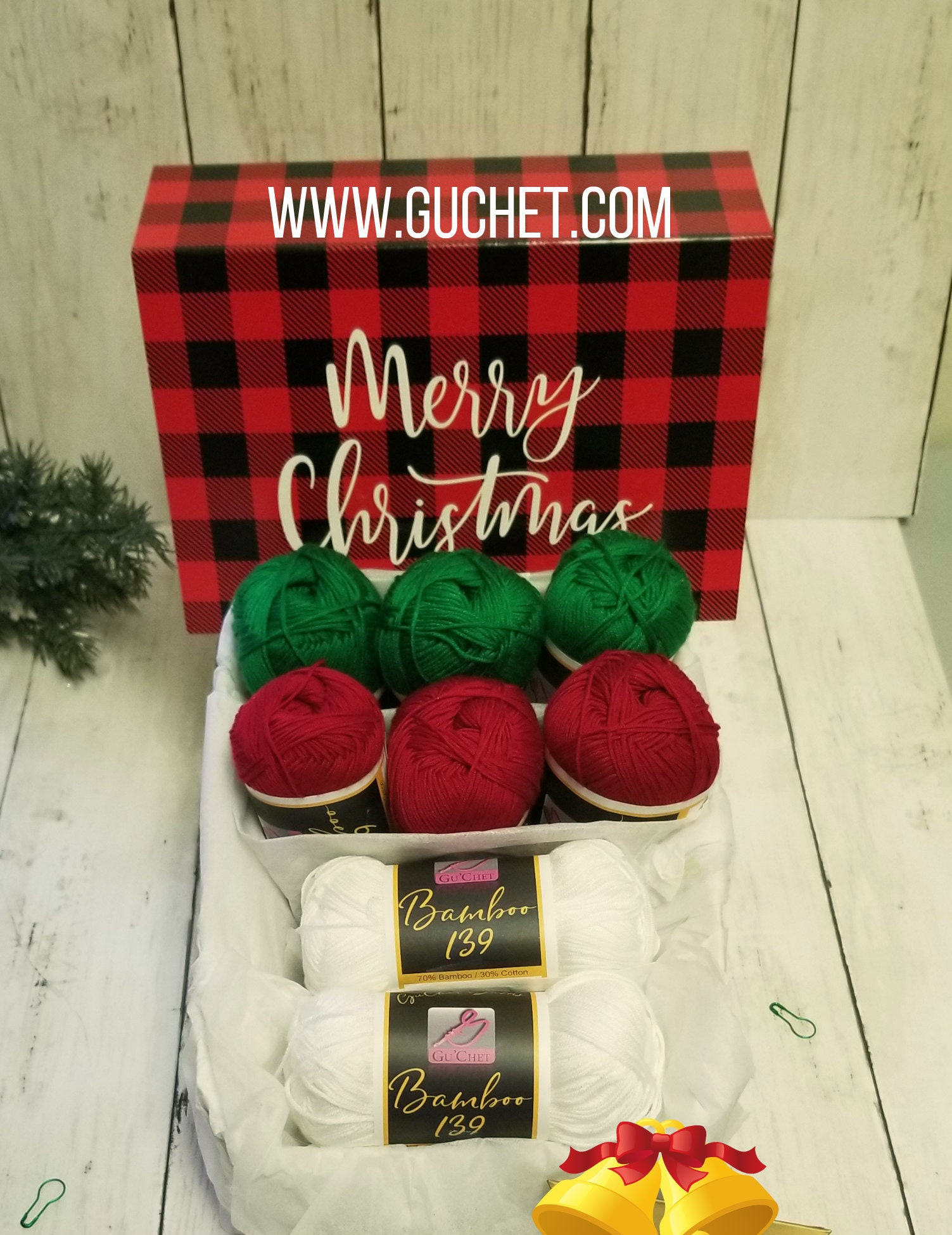 Yarn Christmas Yarn Pack Dark Classic Gift for Her Yarn - Etsy