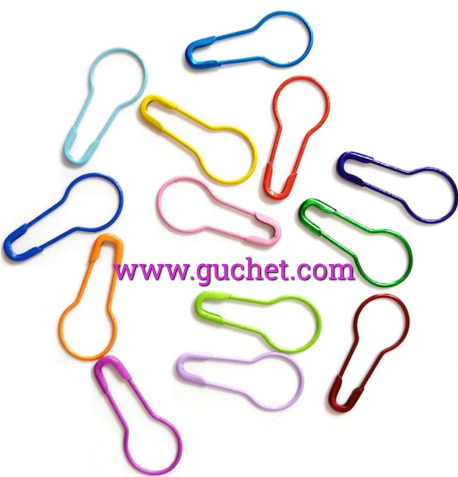 Stitch Markers Metal Safety Pins Stitch Marker Bulb Shaped - Etsy