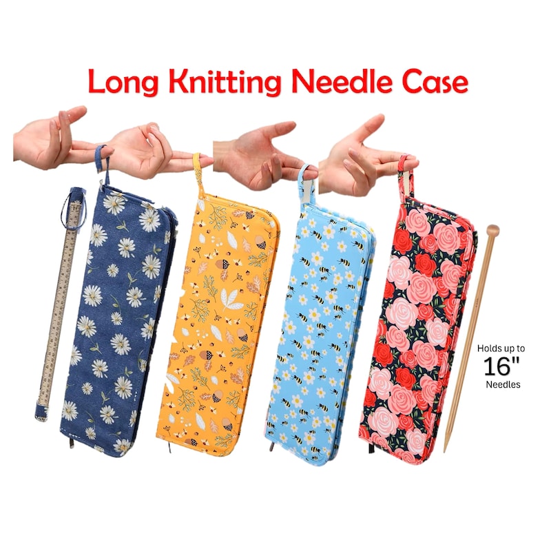 Knitting Needle Case - Etsy