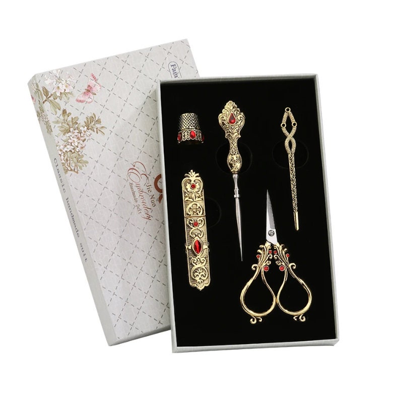 Scissors, Sewing Gift Set - Cutting Scissors, Embroidery Scissors ...
