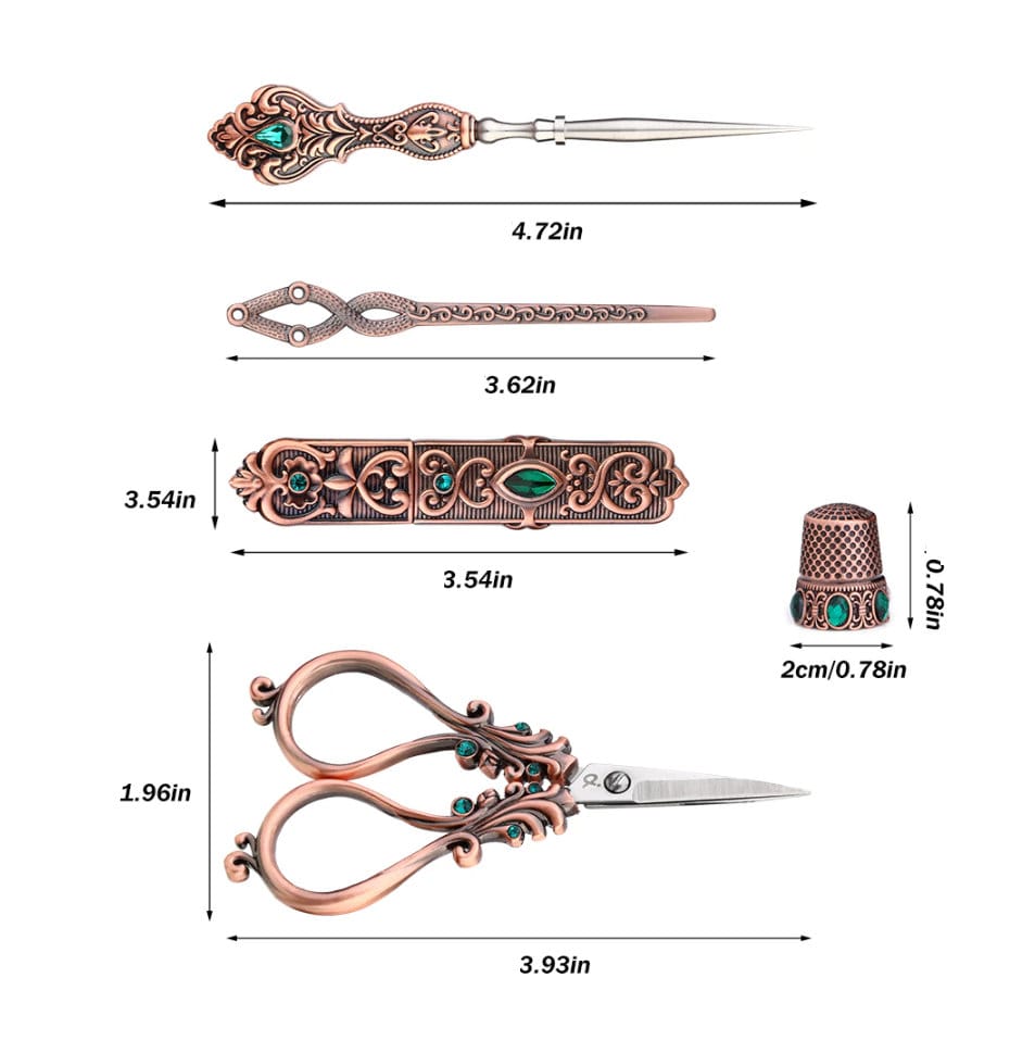 Scissors, Sewing Gift Set - Cutting Scissors, Embroidery Scissors ...