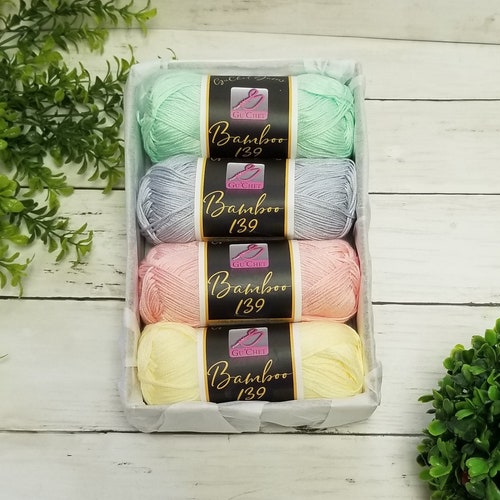 Yarn Yarn Gift Set Pastel Yarn Gift for Yarn Lover Cotton - Etsy
