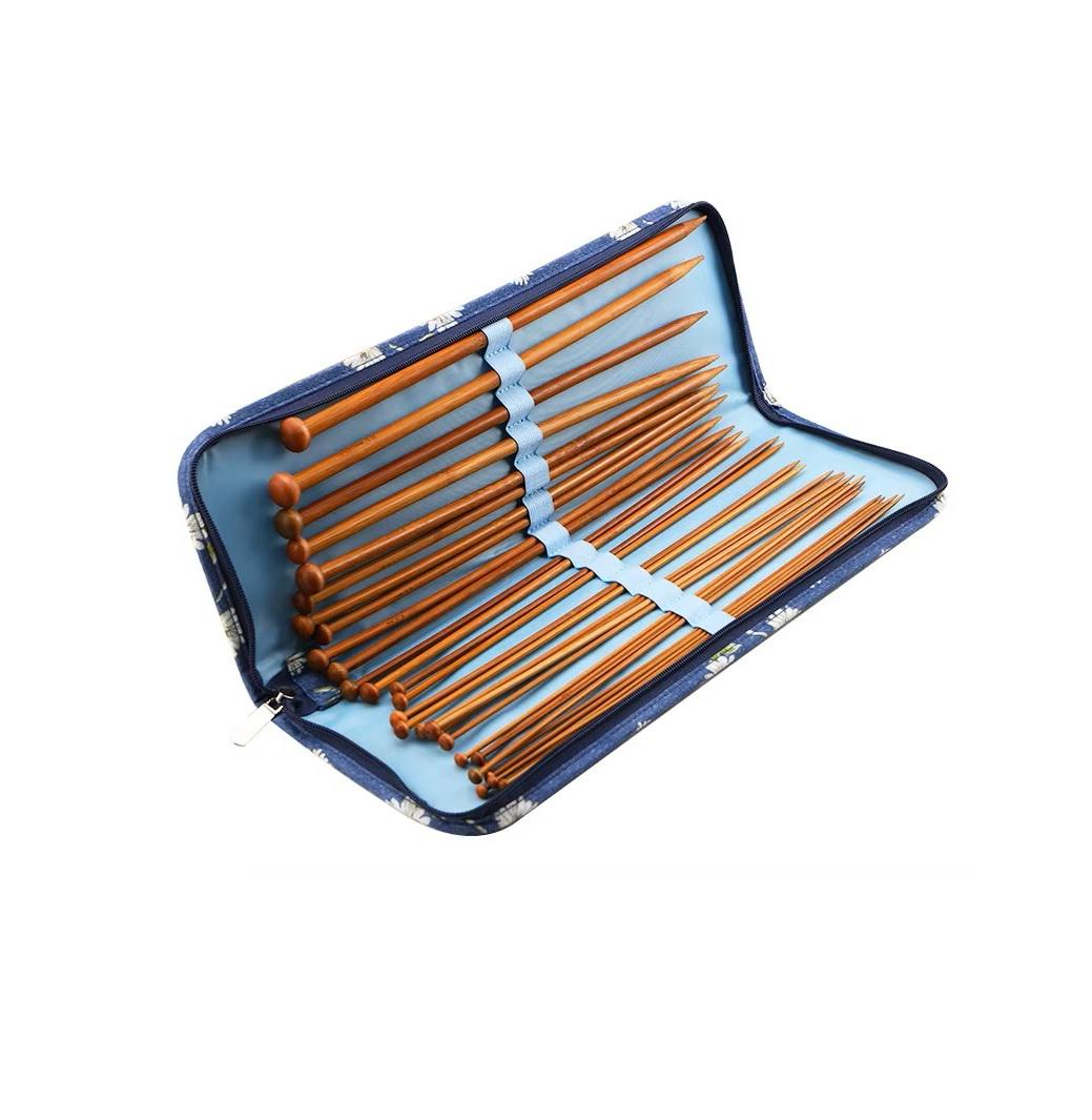 Long Knitting Needle Case - 16.90" LONG - Empty, Case for Knitting ...