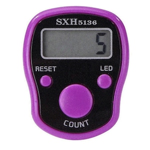 Knitting Row Counter, Digital Counter, Stitch Counter, Tally Counter ...