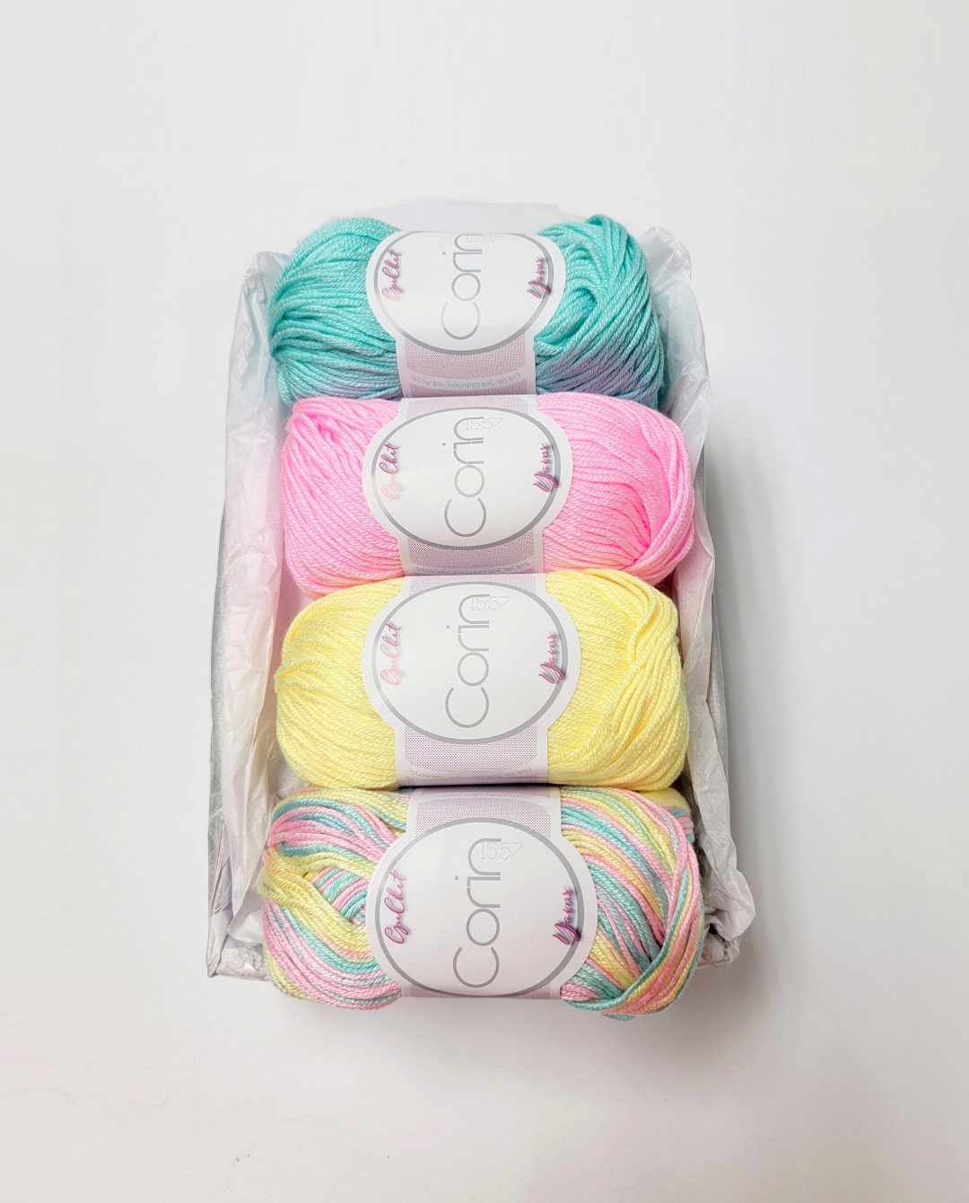 Yarn Gift Set - Silk/cashmere Yarn "bubbalicious" Gift for Yarn Lover ...