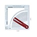 Knitting Gauge Ruler - Knitting Stitch Calculator, Swatch Ruler, Stitch ...