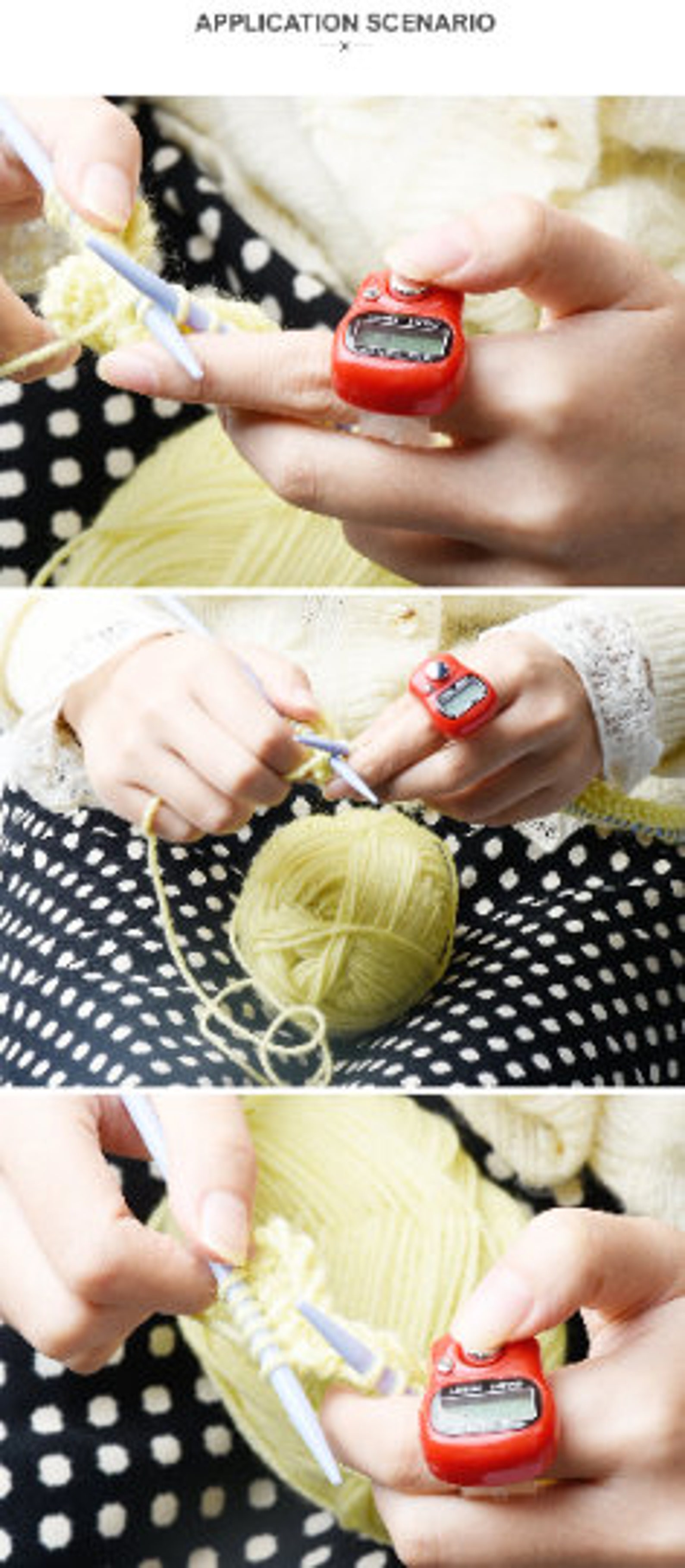 Knitting Row Counter, Digital Counter, Stitch Counter, Tally Counter ...