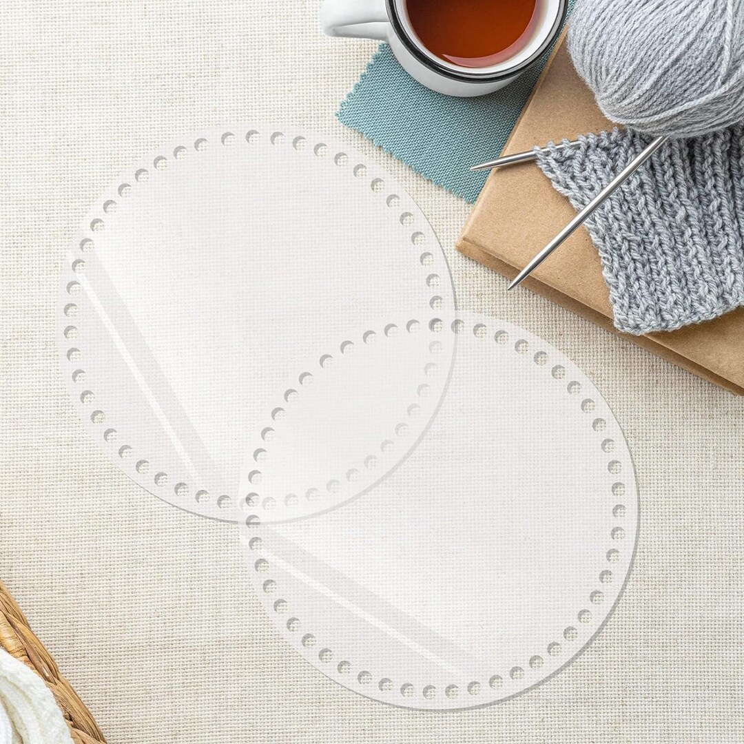 Clear Acrylic Purse Bottom for Crochet - ROUND - Bag Bottom, Basket ...