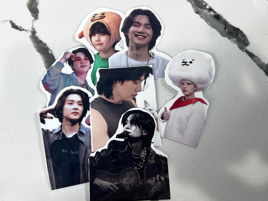 BTS Yoongi Sticker Pack|waterproof Stickers - Etsy