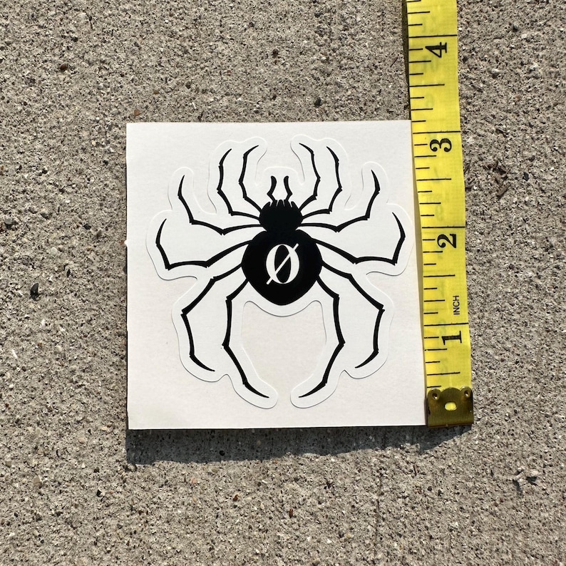 Black Spider Sticker Phantom Troupe Tattoo Vinyl Decal Minimalist Anime ...