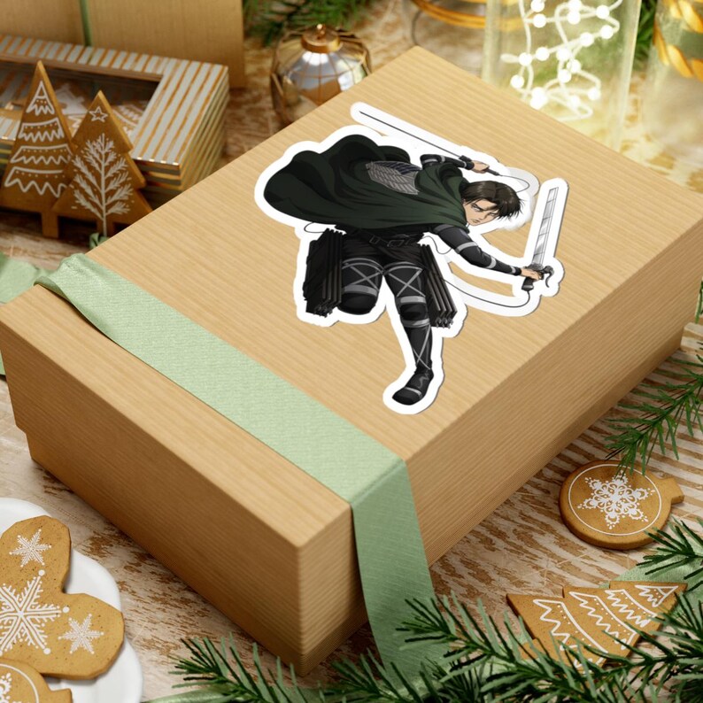Levi Ackerman, Attack on Titan Anime Sticker, Cute Laptop Decals, Cool ...