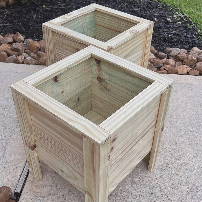 Square Planter Boxes - Etsy
