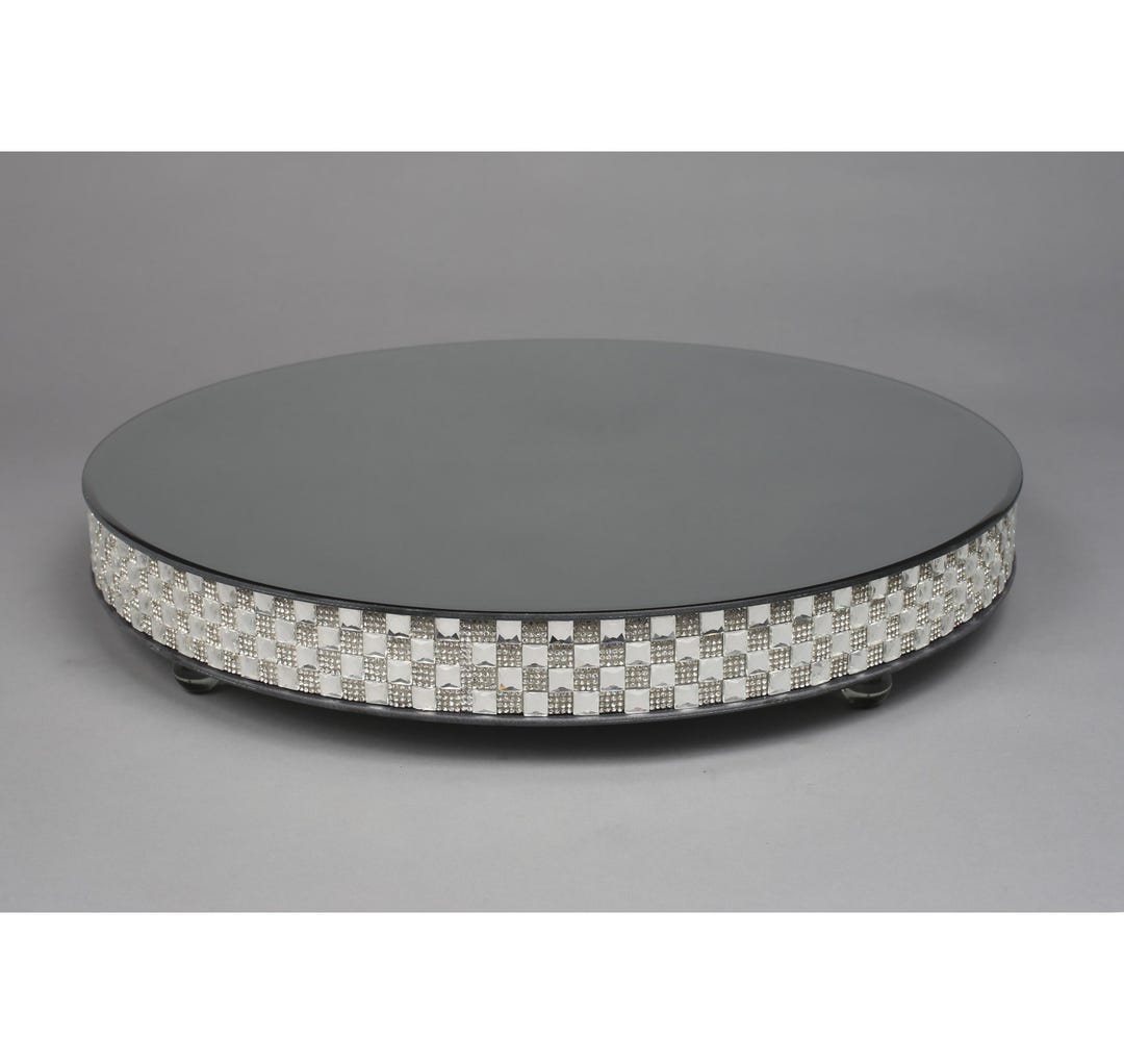 Mirrored Rhinestone Cake Stand: Elegant Wedding & Event Decor - Etsy