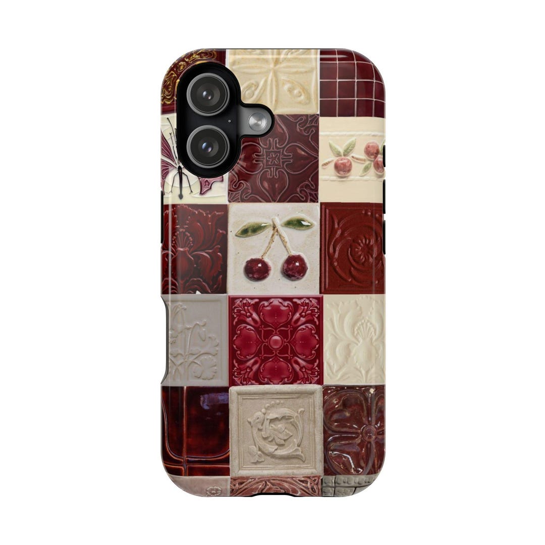 Vintage Cherry Red Magsafe Impact Resistant iPhone Case - Etsy