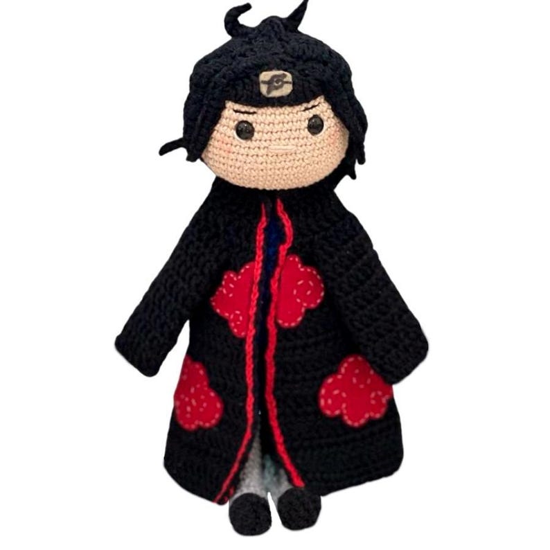 Amigurumi Itachi – Handmade Crochet Characters Doll – Unique Gift for ...