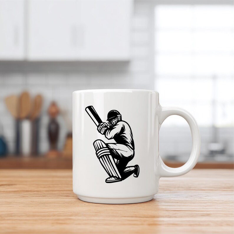 Cricket Player SVG Bundle, Batsman Silhouette Clipart, Sports Vector ...