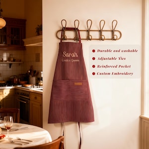 Personalized Embroidered Apron – Matching Family Aprons,baking and ...