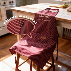 Personalized Embroidered Apron – Matching Family Aprons,baking and ...