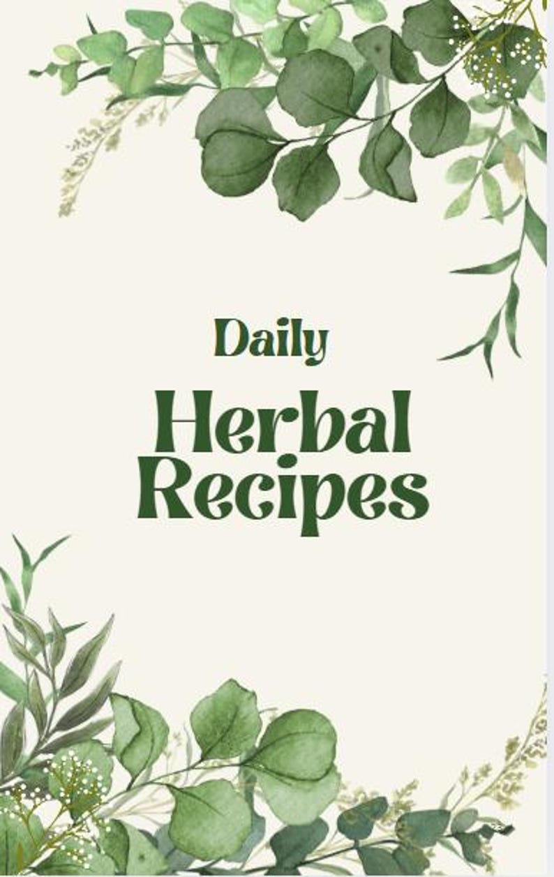 Herbal Reset Journal PDF – Printable Wellness Guide, Stress Relief Prompts, PDF, Printable ...