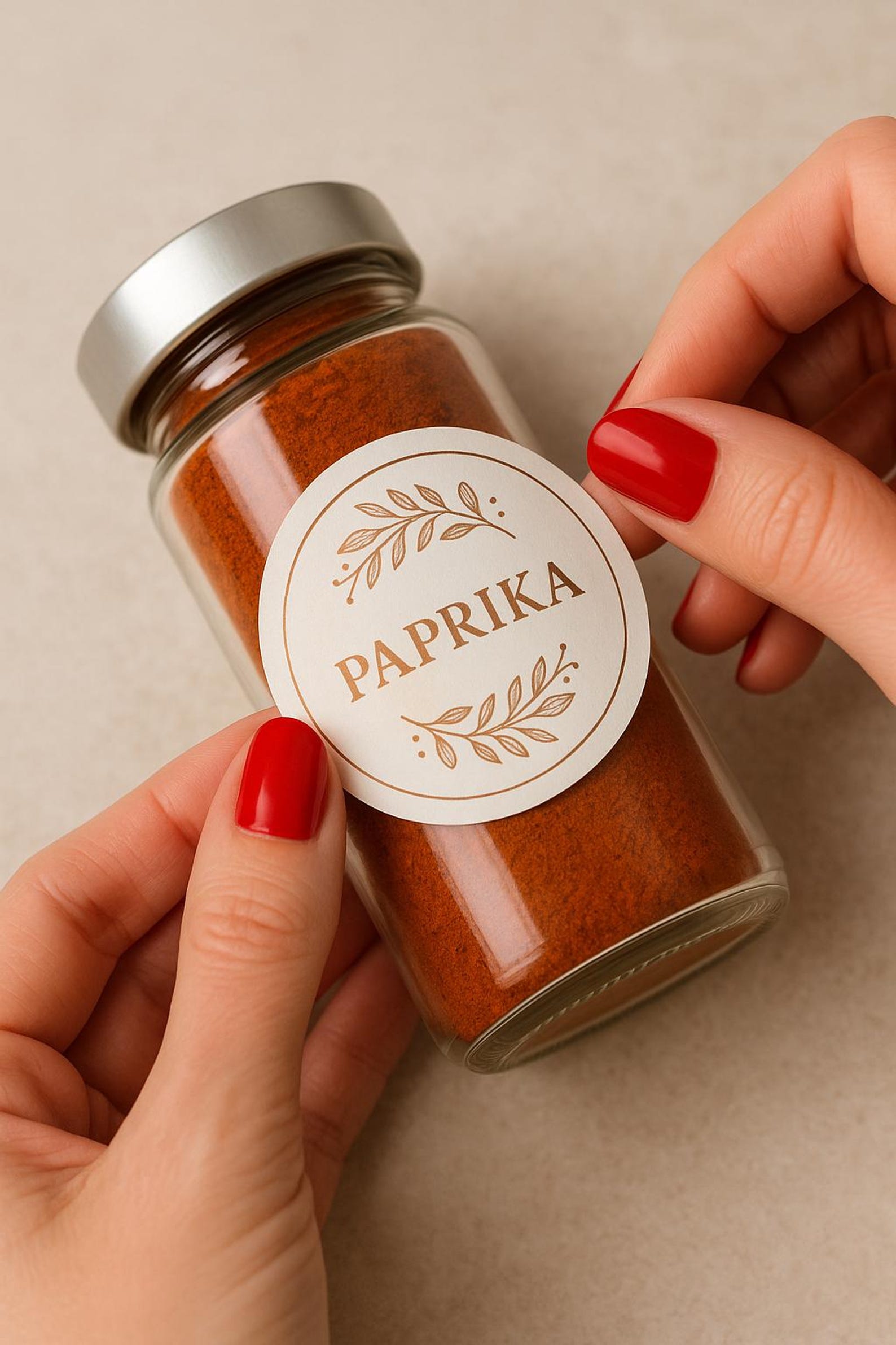 Rose Gold Spice Jar Labels – Minimalist Pantry Organization (digital ...