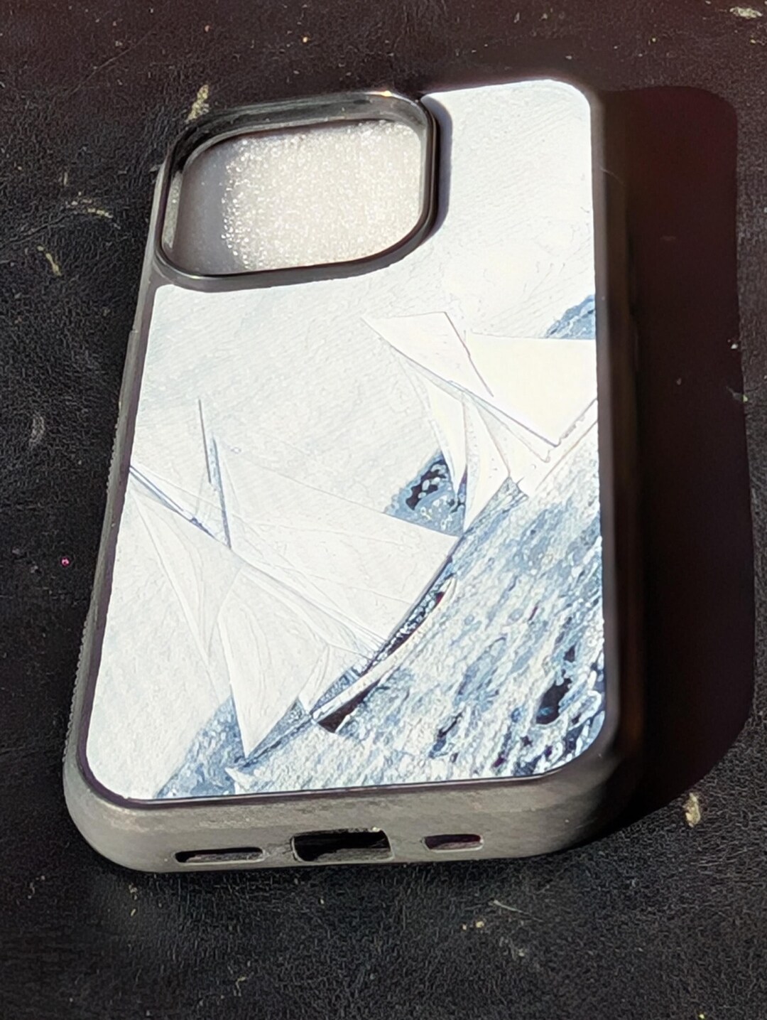 3D Printed "blue Sail" Phone Case: America's Cup Race Art - Etsy