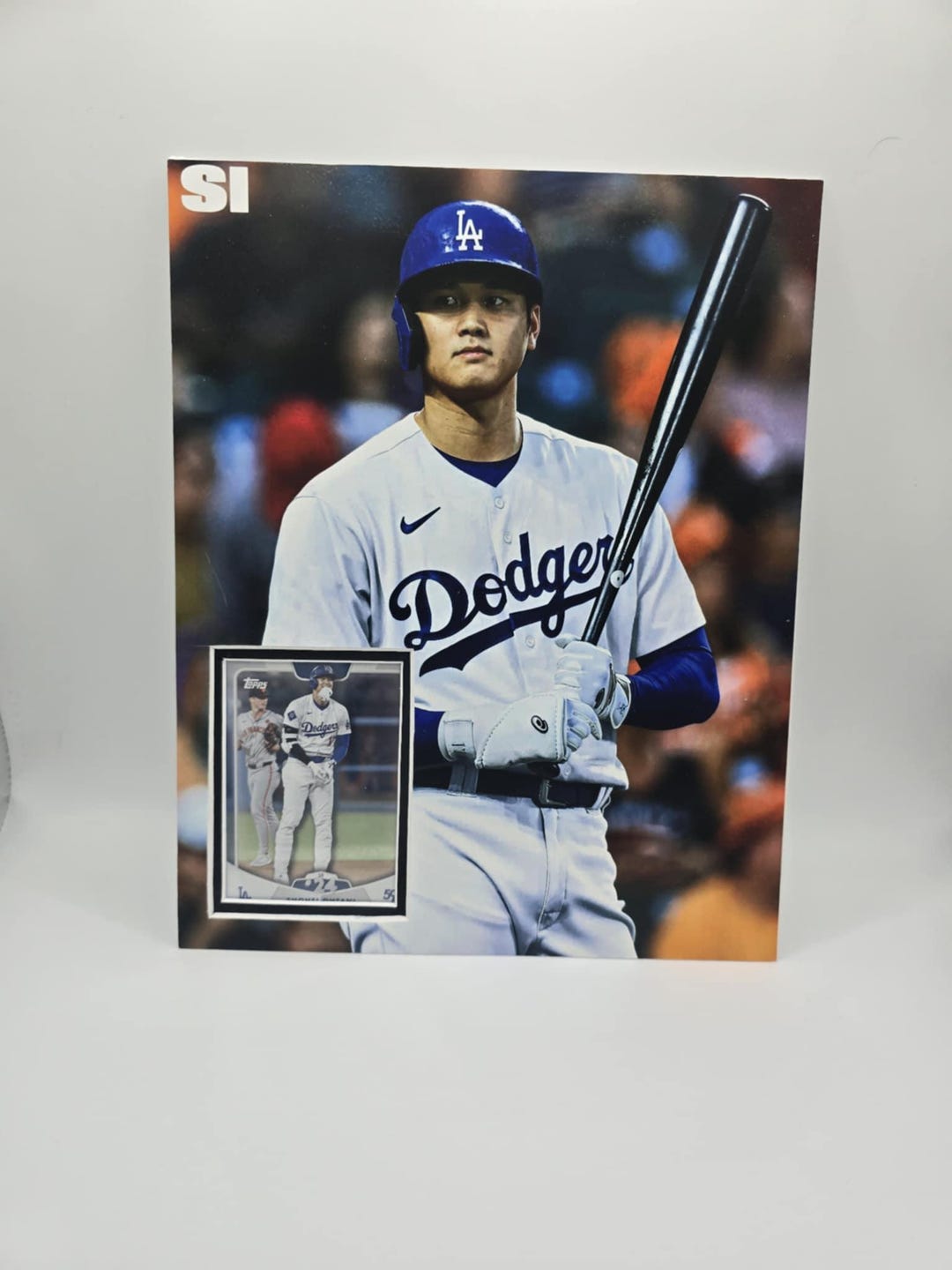 Shohei Ohtani 8x10 Baseball Card Frame Wall Art Display Los Angeles ...