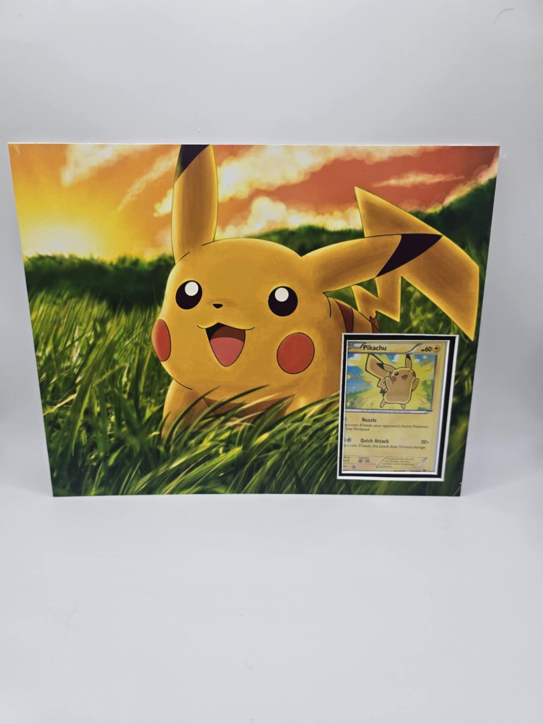 Pokemon Pichu 8x10 Trading Card Frame Wall Art Display - Etsy