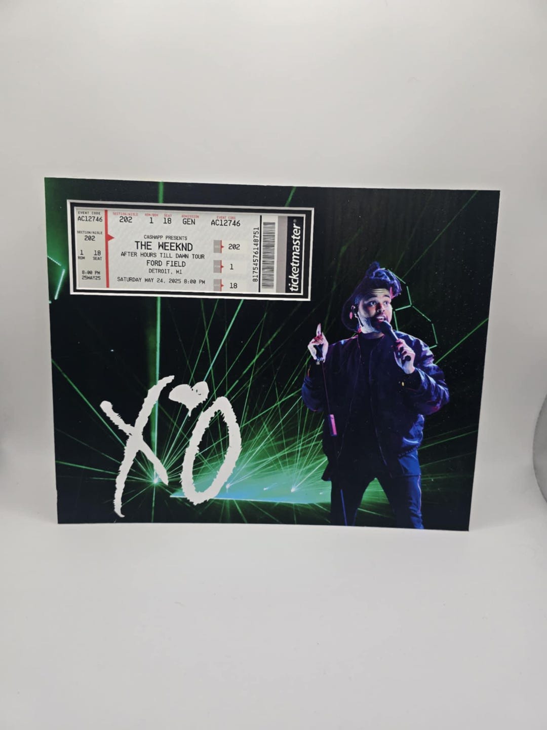Custom Weeknd After Hours Til Dawn Tour Ticket Stub 8x10 Mat Board ...