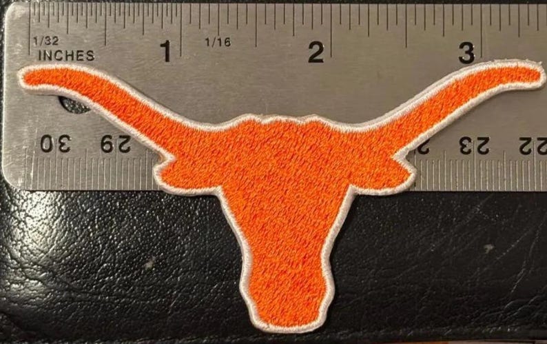 Texas Longhorns Inspired Embroidered Patch – University of Texas ...