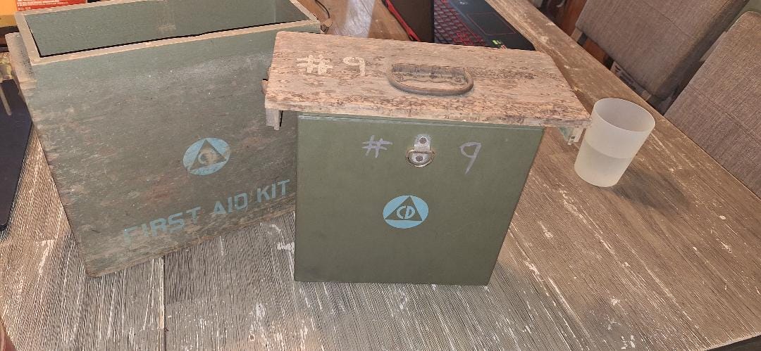 WWII Era Civil Defense First Aid Kit - Etsy