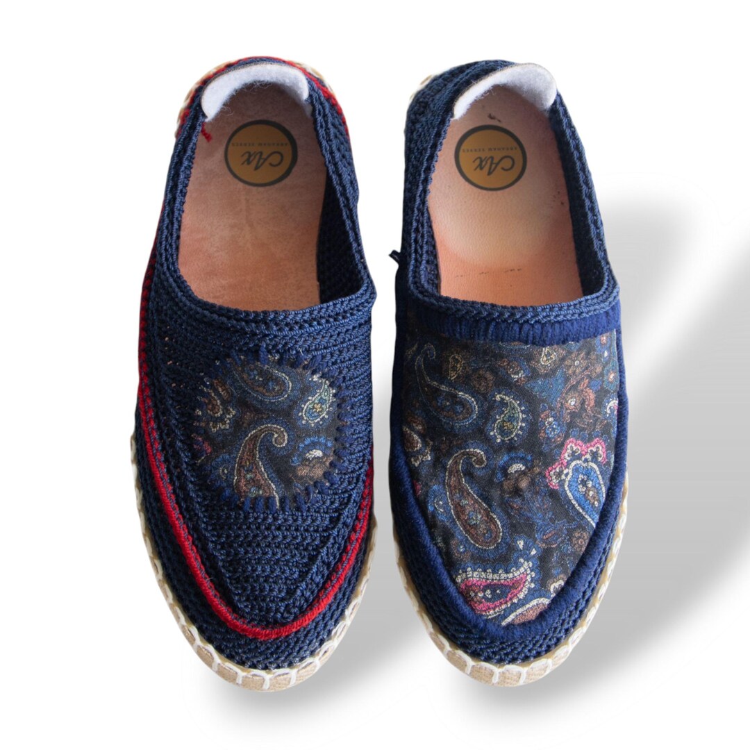 Handmade Persian Shoes GIVEH | Cotton Slip-on Summer Slippers ...
