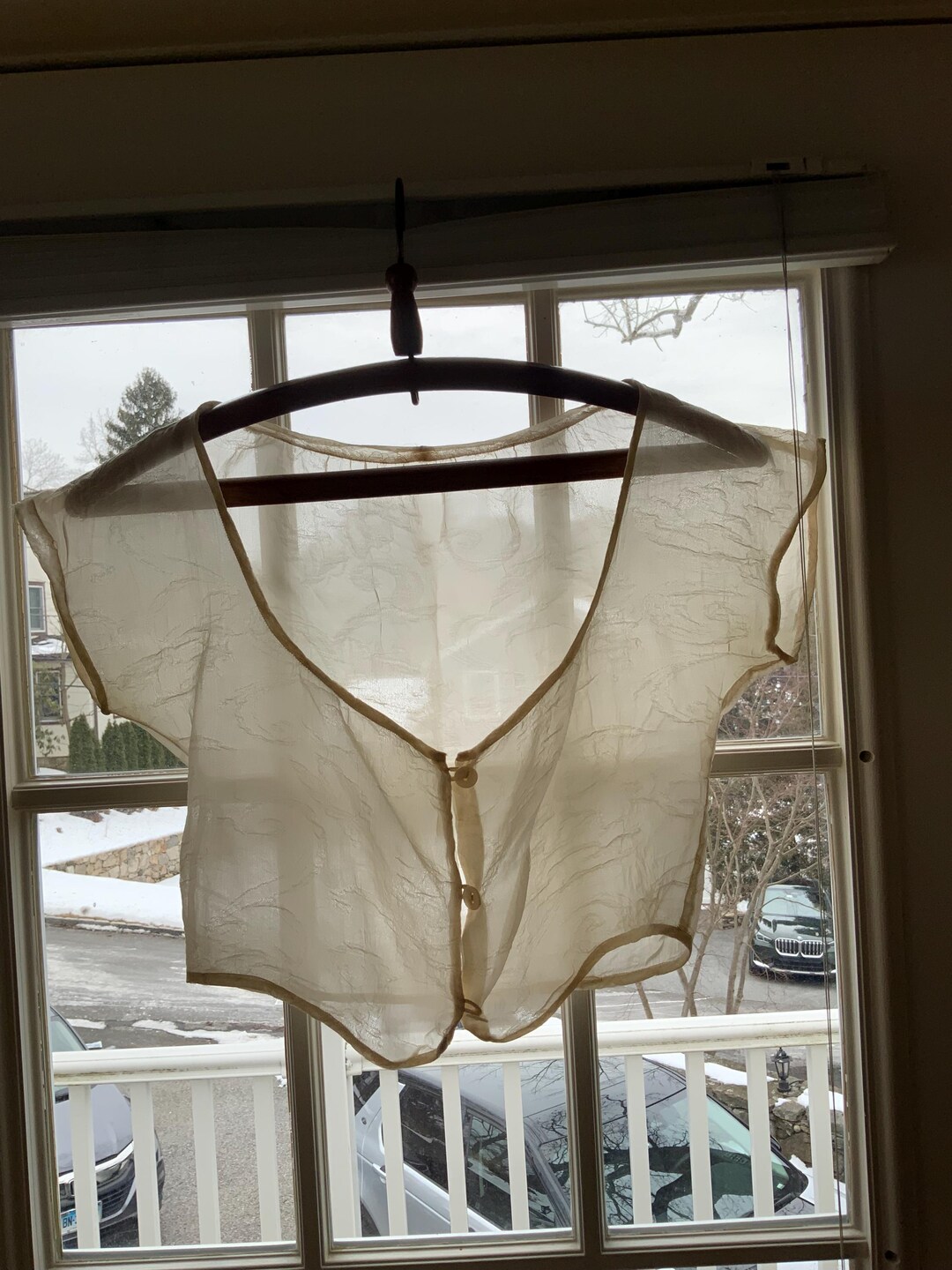 80s Sheer Top - Vintage Sheer Blouse - Etsy