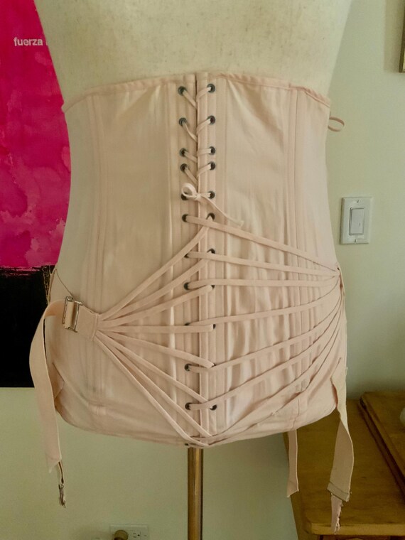 RARE 1950 Girdle Corset - 50s Corset. - Vintage Corse… - Gem