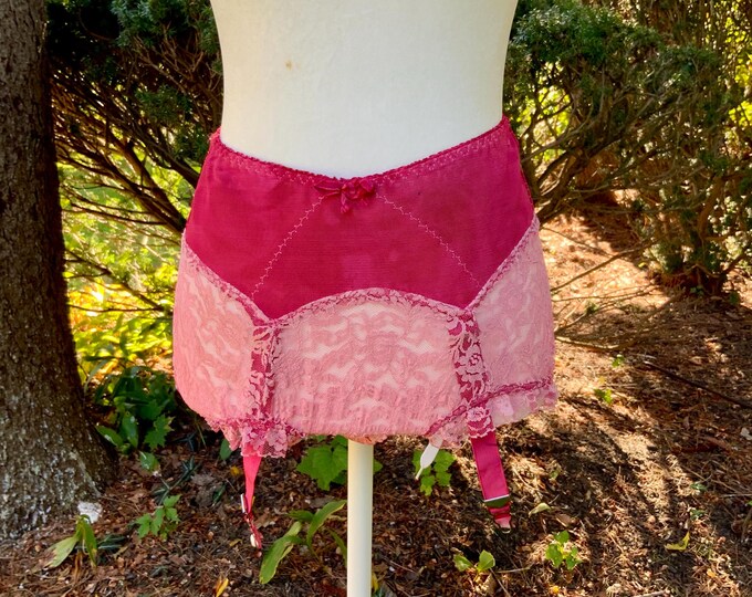 Hand Made Vintage Style Pale Pink Silk Chiffon and Silk Satin Tap Pants ...