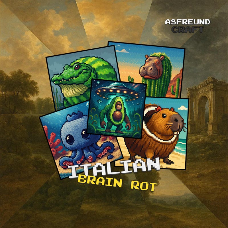 Italian brainrot pixel art - Etsy España