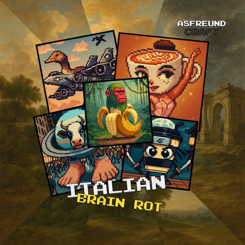 Italian brainrot pixel art - Etsy España
