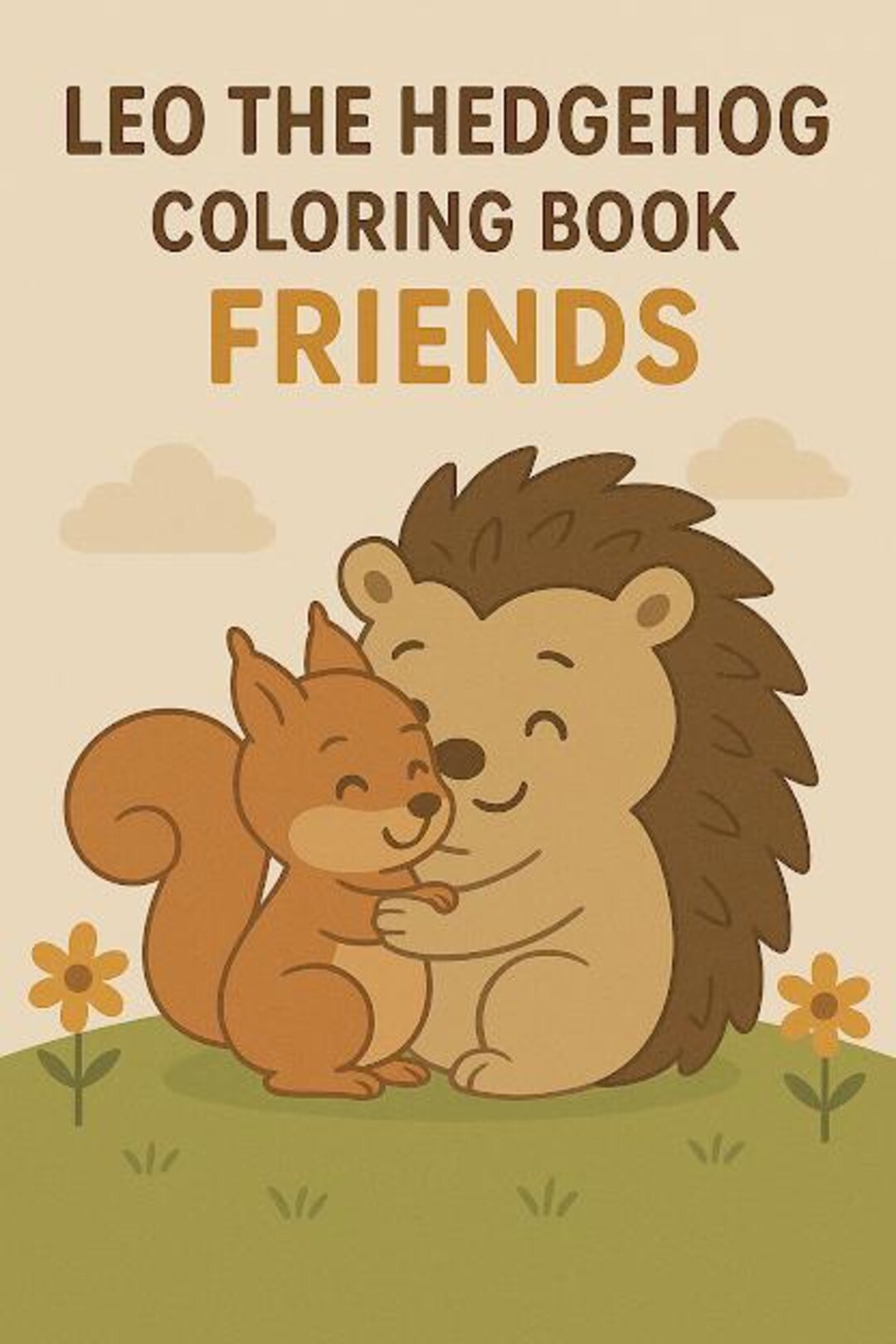 Leo the Hedgehog's Forest Adventure: A Fun Coloring Book for Kids ...