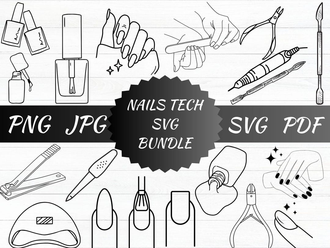 Nail Tech SVG Bundle| Nail Artist Svg Files| Nails Svg| Beauty Svg ...