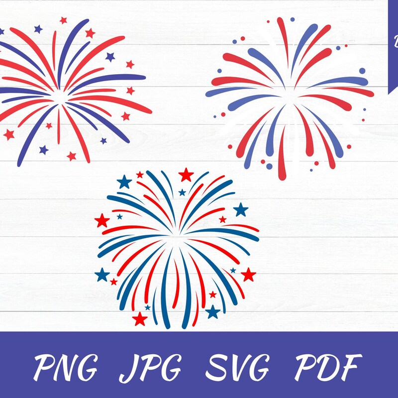 Fireworks Clipart - Etsy