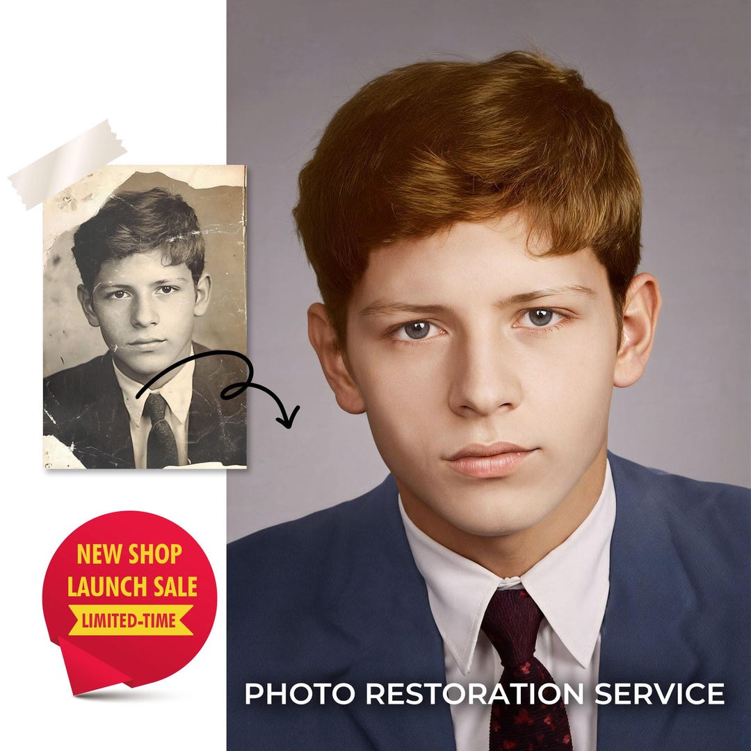 Photo Restoration & Colorizing Fix Old Photos, Improve Image Quality ...